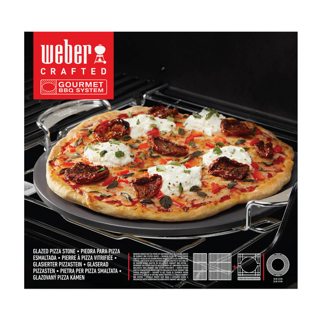 Weber Crafted Pizzastein glasiert - Gourmet BBQ System/Weber Crafted ...